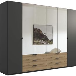 Dreht&uuml;renschrank wimex, B:270cm H:208cm T:58cm, braun, Spanplatte, Schr&auml;nke, "Borneo"