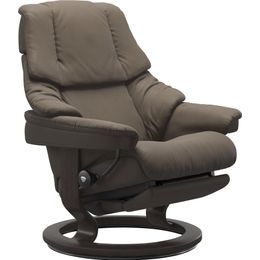 Relaxsessel stressless, B:88cm H:98cm T:77cm, braun, Leder BATICK: BATICK ist ein leicht korrigiertes, durchgefärbtes und genarbtes Möbelleder, bei