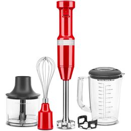 KitchenAid Stabmixer "5KHBV83EER EMPIRE ROT", B:9,05cm H:41,4cm T:6,35cm, rot, Mixer