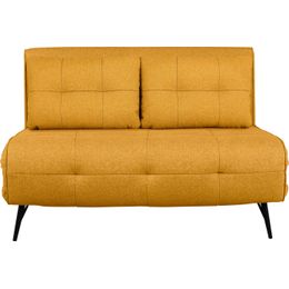 Daybett LEONIQUE, B:122cm H:86cm L:84cm, gelb, Daybetten, "Alise", mit Schlaffunktion, in tollen Farben und Qualit&auml;ten erh&auml;ltlich