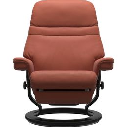 Relaxsessel stressless, B:88cm H:103cm T:78cm, rot, Leder BATICK: BATICK ist ein leicht korrigiertes, durchgefärbtes und genarbtes Möbelleder, bei