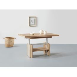 Couchtisch Hela, B:110cm H:53cm T:68cm, braun, Wohnzimmer, Tische, "Funktionscouchtisch Henner"