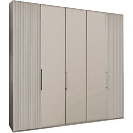 Dreht&uuml;renschrank Wiemann, B:246,3cm H:217cm T:58cm, beige, Holzwerkstoff, Schr&auml;nke, "Denver", hochwertige Beschl&auml;ge