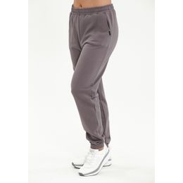 Endurance Damen Sweathose "Beisty", lila, Gr. 44, unifarben, 100% Baumwolle, Hosen, mit praktischen Seitentaschen