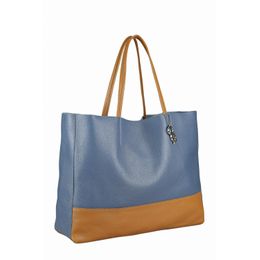 Damen Schultertasche "Barb", Collezione Alessandro, blau, Leder, Taschen, Echt Leder, Made in Italy