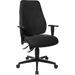 B&uuml;rostuhl Topstar, schwarz, Sitzfl&auml;che: 100% Polyester, St&uuml;hle, "Lady Sitness"