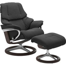 Relaxsessel stressless, B:79cm H:99cm T:75cm, grau, Leder BATICK: BATICK ist ein leicht korrigiertes, durchgefärbtes und genarbtes Möbelleder, bei