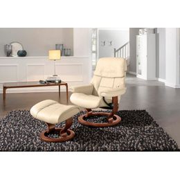 Relaxsessel stressless, B:88cm H:99cm T:77cm, beige, Leder BATICK: Batick ist ein leicht korrigiertes, durchgefärbtes und genarbtes Möbelleder, bei