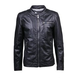 Freaky Nation Herren Lederjacke "Lucky Jim-FN", schwarz, Gr. 4XL, Oberstoff: 100% Leder; Futter: 100% Baumwolle, Jacken