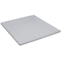 Spannbettlaken Cinderella, B:200cm L:210cm, grau, Renforc&eacute;, Obermaterial: 100% Baumwolle, Bettlaken, "Topper-Spannbettlaken (bis 15 cm)", Elastizit&auml;t