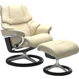 Relaxsessel stressless, B:92cm H:100cm T:80cm, beige, Leder BATICK: BATICK ist ein leicht korrigiertes, durchgefärbtes und genarbtes Möbelleder, bei