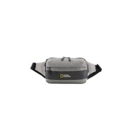 Damen G&uuml;rteltasche "SHADOW", grau, National Geographic, Kunstfaser, Taschen, aus recycelten PET-Flaschen