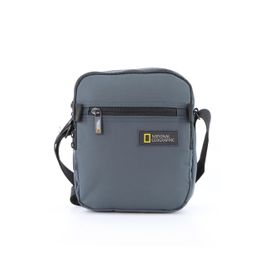 Damen Schultertasche "Mutation", National Geographic, grau, Kunstfaser, Taschen, aus recyceltem Polyester