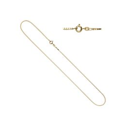 Jobo Damen Goldkette, Gelbgold 333, L: 38, gold, Gelbgold 333, Halsketten, Venezianerkette 333 Gold 38 cm 1,0 mm