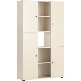 Raumteiler Schildmeyer, B:104,3cm H:106,2cm T:34,7cm, beige, FSC-zertifizierter Holzwerkstoff, Wohnzimmer, Regale, "Lovund, Breite 104 cm", 2 Türen