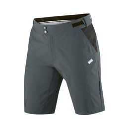Gonso Herren Fahrradhose "MUR", grau, Gr. 5XL, 90% Polyamid, 10% Elastan, Hosen, MTB-Shorts aus elastischem, robustem Material