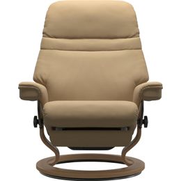 Relaxsessel stressless, B:88cm H:103cm T:78cm, beige, Leder BATICK: BATICK ist ein leicht korrigiertes, durchgefärbtes und genarbtes Möbelleder, bei