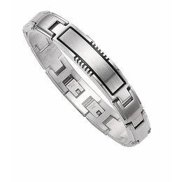 Adelia&acute;s ADELIA ́S Herren Edelstahlarmband "Herren Edelstahlschmuck Edelstahl Armband 21 cm", 21, Edelstahl, silber, Edelstahl, Armb&auml;nder, Edelstahlschmuck f&uuml;r
