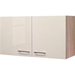 H&auml;ngeschrank Flex-Well, B:100cm H:54,8cm T:32cm, braun, Holzwerkstoff, K&uuml;che, Schr&auml;nke, "Nepal", (B x H x T) 100 x 54,8 x 32 cm