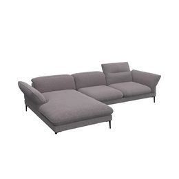 Ecksofa FLEXLUX, B:307cm H:88cm T:182cm, braun, 100% Polyester, Wohnzimmer, Sofas, "Salino, Funktionssofa mit Recamiere, Relaxsofa, Ecksofa", Sofa