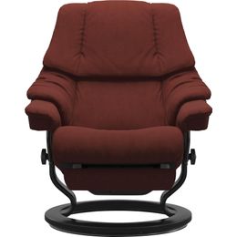Relaxsessel stressless, B:88cm H:98cm T:77cm, rot, Leder BATICK: BATICK ist ein leicht korrigiertes, durchgefärbtes und genarbtes Möbelleder, bei dem