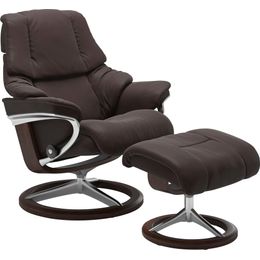 Relaxsessel stressless, B:92cm H:100cm T:80cm, braun, Leder BATICK: BATICK ist ein leicht korrigiertes, durchgefärbtes und genarbtes Möbelleder, bei