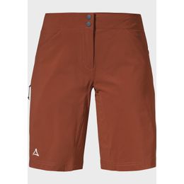 Schöffel SCHÖFFEL Damen Shorts "Shorts Danube L", rot, Gr. 36, Oberstoff: 85% Nylon, 15% Elasthan, Hosen