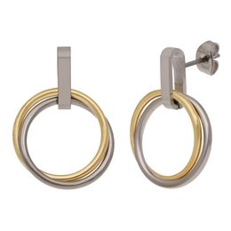 TITANIA Damen Paar Ohrstecker "Ohrringe", Titan, silber, Titan, Ohrringe