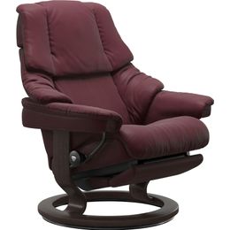 Relaxsessel stressless, B:79cm H:98cm T:78cm, rot, Leder BATICK: BATICK ist ein leicht korrigiertes, durchgefärbtes und genarbtes Möbelleder, bei dem