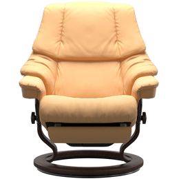 Relaxsessel stressless, B:79cm H:98cm T:78cm, gelb, Leder BATICK: BATICK ist ein leicht korrigiertes, durchgefärbtes und genarbtes Möbelleder, bei