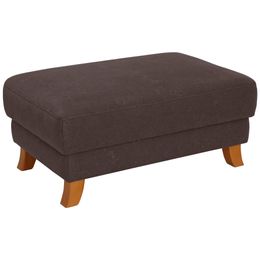 Hocker Home Affaire, B:101cm H:48cm T:66cm, braun, Struktur weich ( 97% Polyester, 3% Baumwolle);Luxus-Microfaser ALTARA NUBUCKr (100%