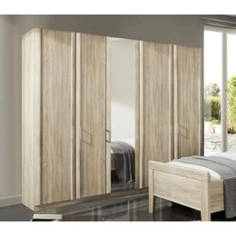 Dreht&uuml;renschrank Wiemann, B:246,3cm H:196cm T:58cm, beige, Holzwerkstoff, Schr&auml;nke, "Meran"