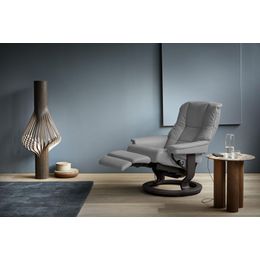 Relaxsessel stressless, B:79cm H:101cm T:77cm, grau, Leder BATICK: BATICK ist ein leicht korrigiertes, durchgefärbtes und genarbtes Möbelleder, bei