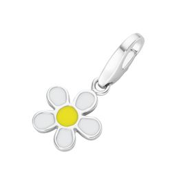 Damen Charm Blume "Blume, Silber 925", bunt, Giorgio Martello MILANO, Silber 925 (Sterlingsilber), Charms