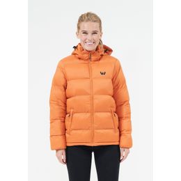 WHISTLER Damen Outdoorjacke "VERA", orange, Gr. 48, kariert, unifarben, 75% Polyester, 25% Nylon, Jacken, mit warmer und pflegeleichter Kunstdaune