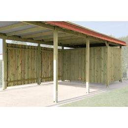 Carport-Ger&auml;teraum Weka, beige, Holzwerkstoff, Ger&auml;teh&auml;user, f&uuml;r Carport &raquo;Gr. 2&laquo; und &raquo;Gr. 3&laquo;
