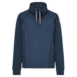 Ziener Damen Hoodie "JAORA", blau, Gr. 34, Obermaterial: 1. 94% Polyester, 6% Elasthan, 2. 100% Polyester;Futter: 100% Polyester;, Sweatshirts
