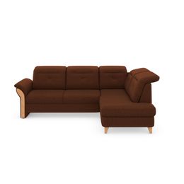 Ecksofa Home Affaire, B:269cm H:92cm T:200cm, rosa, Luxus-Microfaser Euphora 100% Polyester, ;Easy Care: 98% Polyester, 2% Polyamid;Luxus-Microfaser