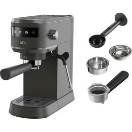 AEG Espressomaschine "Gourmet 6 EC6-1-6BST", B:30,4cm H:32cm T:14,7cm, schwarz, Kaffeemaschinen, Siebträger