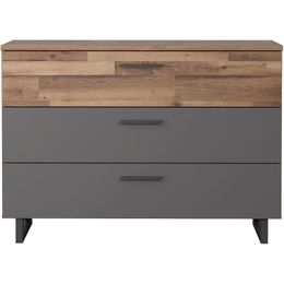 Schubkastenkommode FORTE, B:120cm H:86cm T:41cm, braun, Sideboards, "Sirius Black"