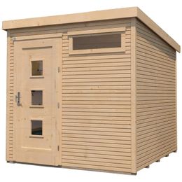 Gartenhaus Weka, beige, Massivholz, Gartenh&auml;user, "Komfort Gr.2"