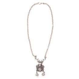Allgäu Rebell ALLGÄU REBELL Damen Collier "Liesel", silber, Basic, Metall, Halsketten, mit Edelweiß