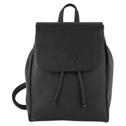 Tom Tailor Damen Rucksack "Tinna", schwarz, Polyurethane, Rucksäcke, ein perfekter Allrounder, sportiv und modern mit funktionalen Details