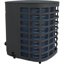 Pool-Wärmepumpe Ubbink, B:43,7cm H:52,1cm L:46,2cm, grau, Stahl, Wärmepumpen, "Heatermax Compact L8", Plug & Play, direkter Anschluss an die Steckdose