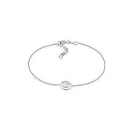 Elli Damen Armband "Spirale Verspielt Basic 925 Silber", 16cm, ohne Stein, Silber 925 (Sterlingsilber), silber, Silber 925 (Sterlingsilber), Armb&auml;nder