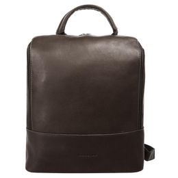 Harold'S HAROLD'S Cityrucksack "CAMPO", braun, Leder, Rindsleder, unifarben, Rucksäcke, echt Leder
