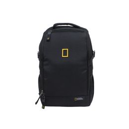 Damen Cityrucksack "Recovery", National Geographic, schwarz, Kunstfaser, unifarben, Rucksäcke, aus robustem Polyester-Material mit RPET-Tasche