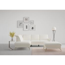 Sit & More Ecksofa SIT & MORE, B:250cm H:84cm T:207cm, beige, Wohnzimmer, Sofas, "Fashion L-Form", wahlweise mit Kopfteilverstellung, Vorziehsitz, motorisch,