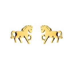 Adelia&acute;s ADELIA ́S Damen Paar Ohrh&auml;nger "1 Paar 333 Gold Ohrringe / Ohrstecker Pferd", Damen, Gold, gold, Gold, Ohrringe, 333 Gold Goldschmuck f&uuml;r Damen