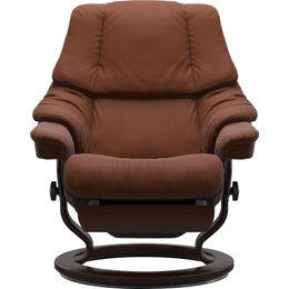 Relaxsessel stressless, B:79cm H:98cm T:78cm, braun, Leder BATICK: BATICK ist ein leicht korrigiertes, durchgefärbtes und genarbtes Möbelleder, bei